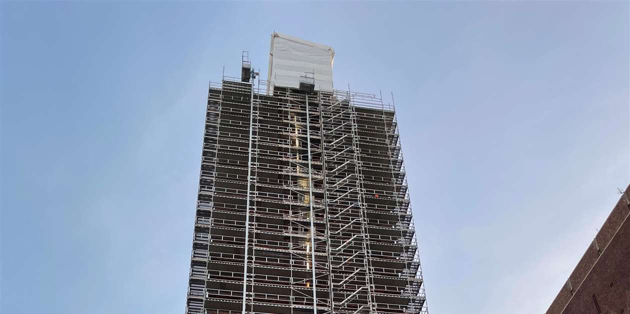 City Hall mission for Geda lifts - Scaffold & Access