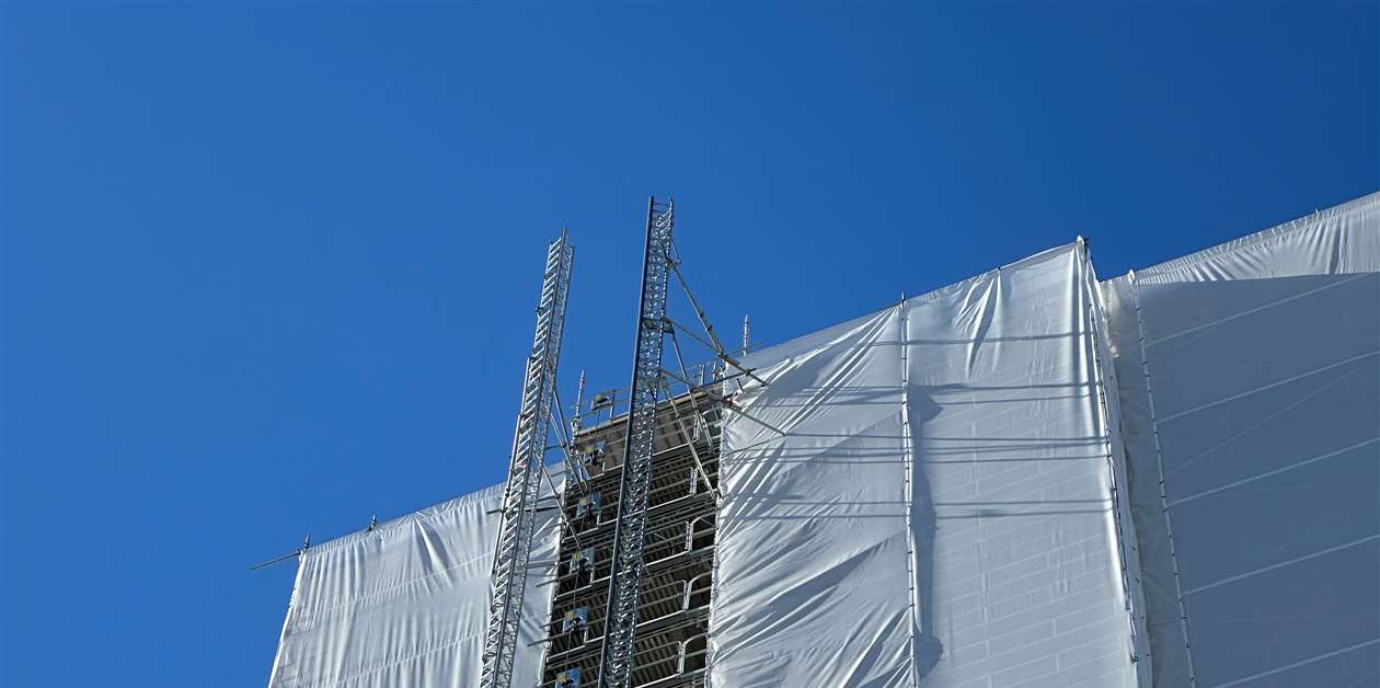 City Hall mission for Geda lifts - Scaffold & Access