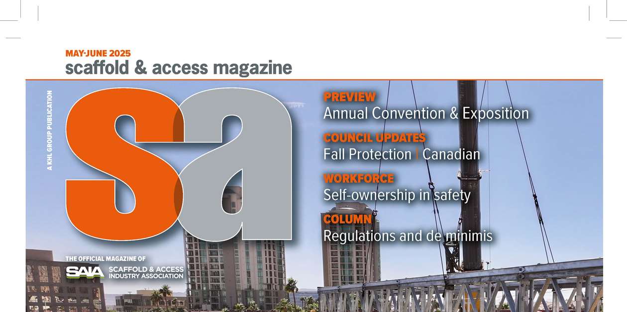 Scaffold & Access Magazine May-June 2025 - Scaffold & Access