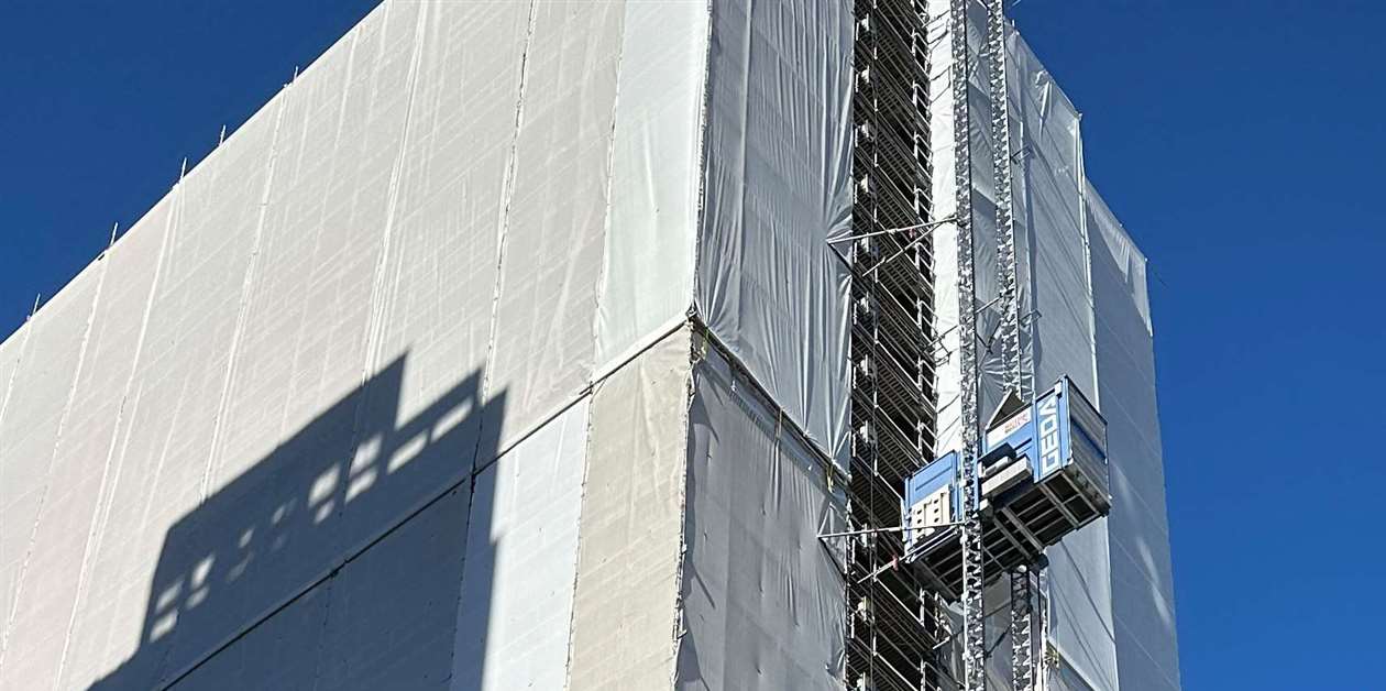 City Hall mission for Geda lifts - Scaffold & Access